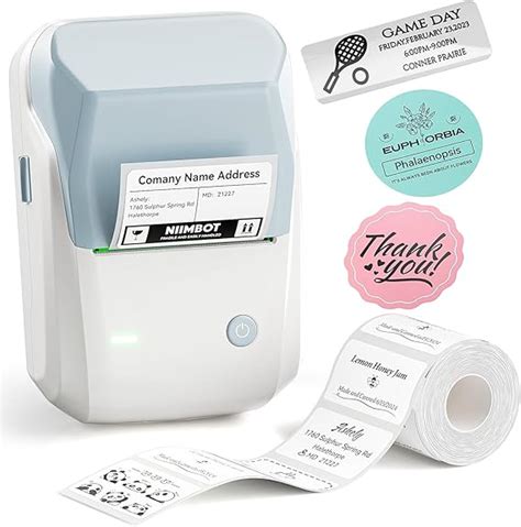 Amazon NIIMBOT B1 Label Maker Machine With Tape Thermal Label