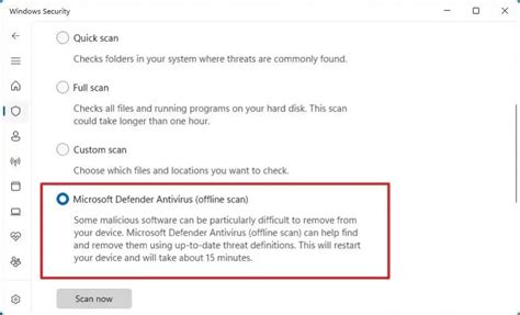 How To Do Offline Virus Scan With Microsoft Defender On Windows 11 Pureinfotech
