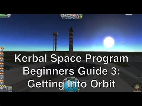 Kerbal Space Program 0.23 - Tutorial For Beginners 3 - Getting Into Orbit - YouTube