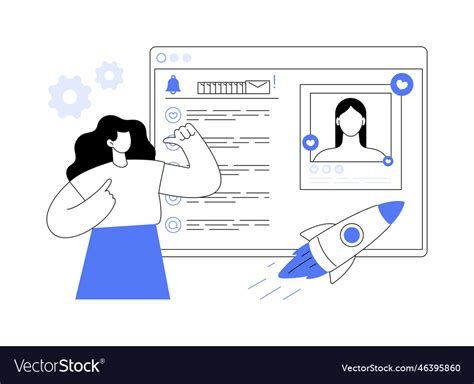 Viral Content Abstract Concept Royalty Free Vector Image