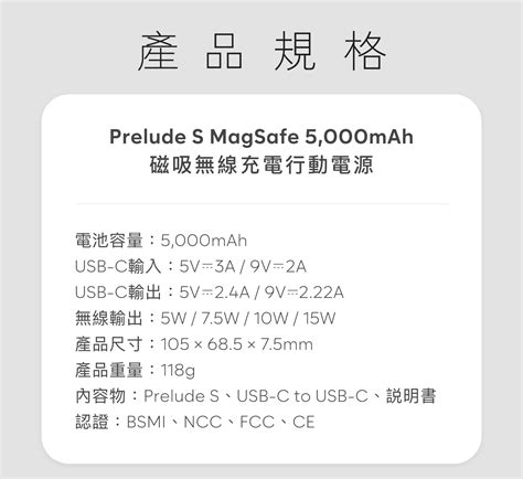 贈藍芽耳機【官方旗艦館】bezalel 倍加能｜prelude Ssr Magsafe超薄磁吸無線行動電源 Qi2快充 蝦皮購物