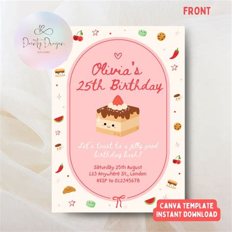 Jellycat Birthday Party Etsy