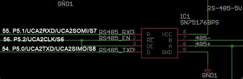 Msp Ts430pz100e Uart Rs 485 Using Sn75176b Differential Transceiver Doesnt Work Msp Low