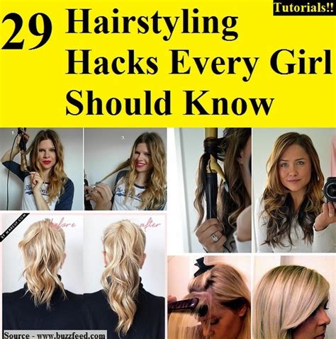 29 Hairstyling Hacks Every Girl Should Know Home And Life Tips