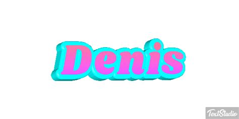 Denis Name Animated  Logo Designs