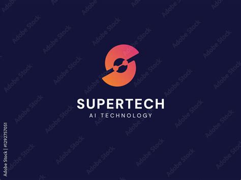 Artificial Intelligence Letter S Supercomputer Technology Analysis Logo