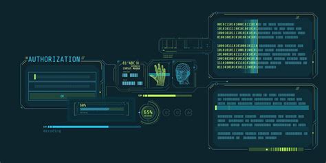 Premium Vector Design Of A Futuristic Software Interface For Data