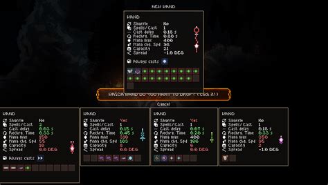 The Craziest Wand I Have Ever Found In Snowy Depths R Noita