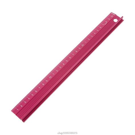 Aluminum Alloy Straight Ruler Protective Scale Mea Grandado