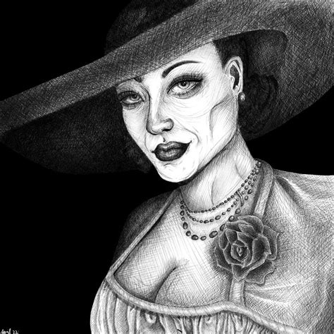 Lady Dimitrescu Fan Art By Me Rresidentevil