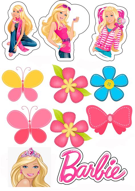 Barbie Printable Cupcake Toppers Ubicaciondepersonascdmxgobmx