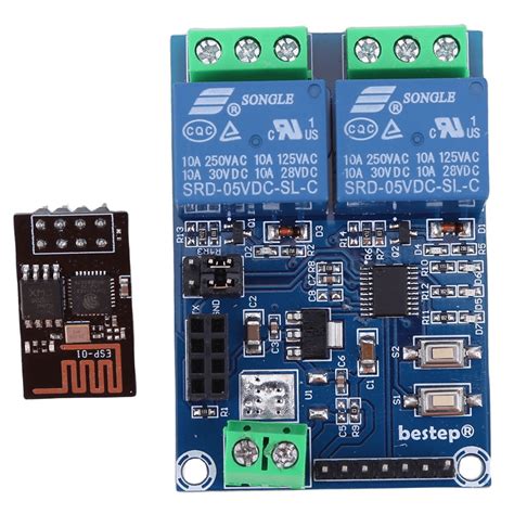 Jixopn Wifi Relay Module 5v 12v Esp8266 Wifi Control Relay Board For