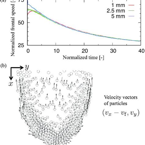 Temporal Variations In Particle Velocity In The Circular Set Up A Download Scientific