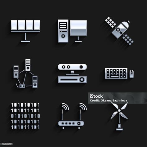 Set Sensor Gerak Router Dan Sinyal Wifi Turbin Angin Mouse Keyboard