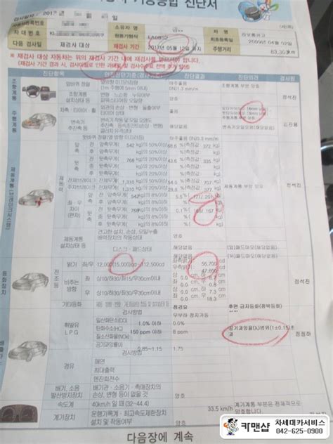 라보 자동차 검사 불합격매연 배출가스 불합격 기능종합 진단서 공기과잉율 범위 초과자동차검사대행 2차불합격 환경부지정 배출가스수리 차세대카서비스대전 카젠 카맨샵