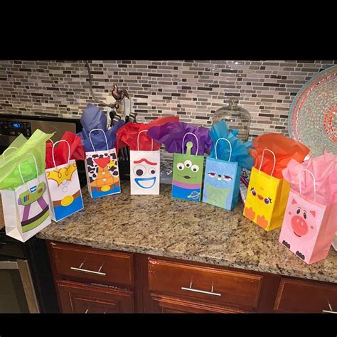 Toy Story Gift Bag Fronts Toy Story Birthday Party Toy Etsy Toy
