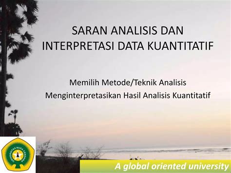 Metode Analisis Data Kuantitatif Pptx