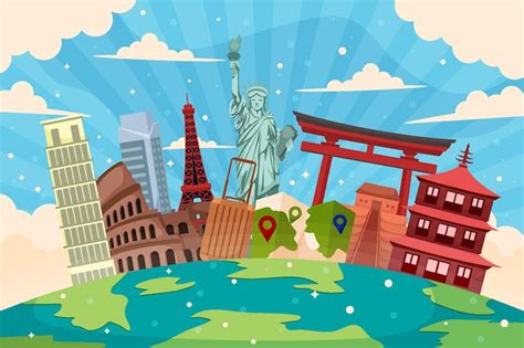 世界遺産 イラスト 画像 Freepikで無料ダウンロード