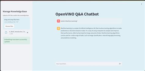 Openvino Chat With PDF Devpost