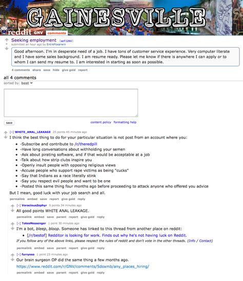 Redditor Seeking Employment Gets Absolutely Demolished Ryougottold