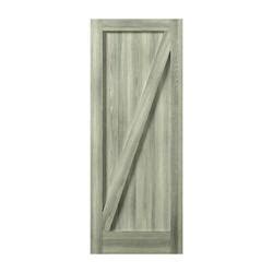 Mastercraft 42 W X 84 H Weathered Oak Z Brace 1 Panel Interior Barn