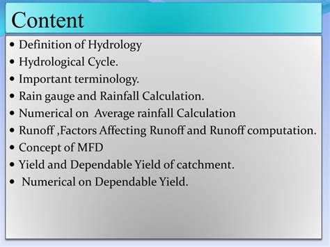 Introduction To Hydrology Pdf