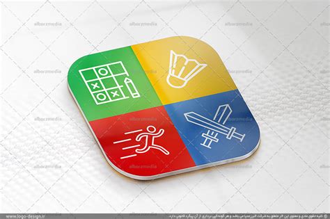 نمونه لوگو اپلیکشن بازی