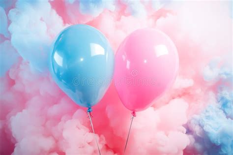 Blue And Pink Balloons Gender Reveal Concept Good For Any Project
