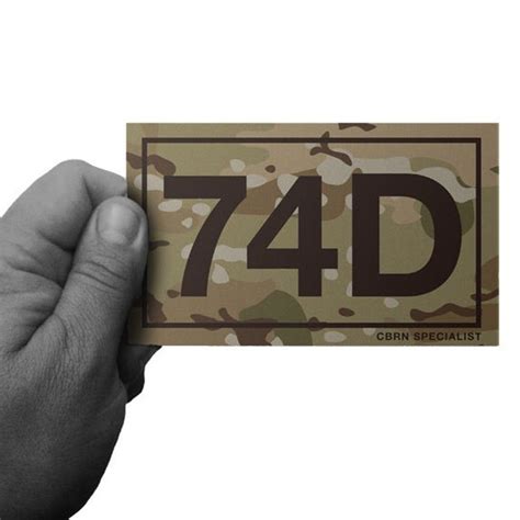 Items Similar To Multicam 74d Army Cbrn Specialist Vinyl Window Decal