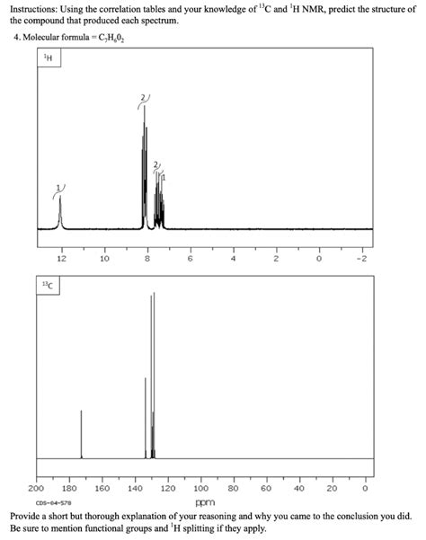 solved instructions using the correlation tables and your