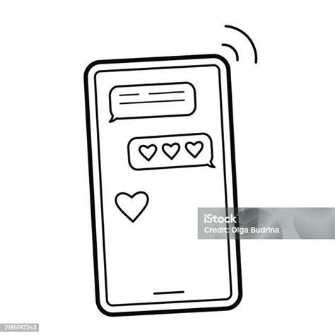 온라인 커뮤니케이션 모바일 채팅 메시징 커뮤니케이션 개념 메시지 댓글 및 좋아요 받기 Brand Name Online Messaging Platform에 대한 스톡 벡터