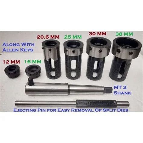 Lathe Tailstock Die Holder Set Of 6 Floating Type Mt2 Shank Holds