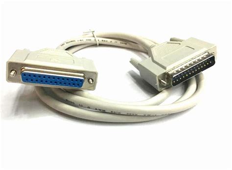 1pcs Db25 25 Pin Male To Female Serial Parallel Printer Extension Cable