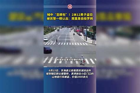 贼中“显眼包”！2米12男子盗窃被民警一眼认出：简直是自投罗网