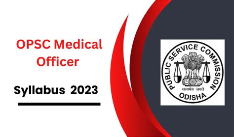 Opsc Medical Officer Syllabus And Exam Pattern Pdf Download Hal India