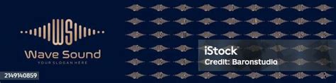로고는 문자 W와 A에서 Z까지의 문자와 1에서 9까지의 숫자를 결합한 소리입니다 벡터 일러스트 레이 션 Dj에 대한 스톡 벡터 아트 및 기타 이미지 Istock