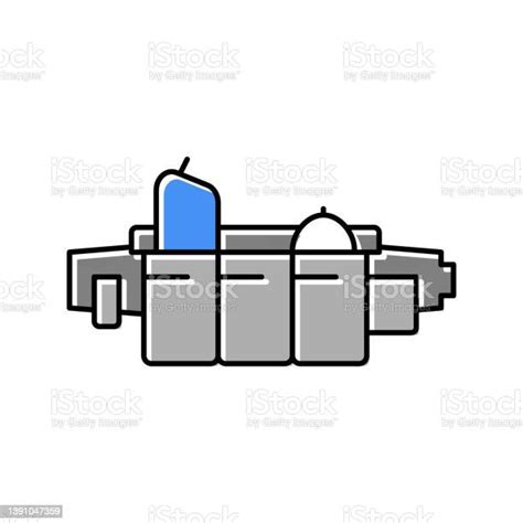 액세서리 색상 아이콘 벡터 일러스트가 있는 클리너 벨트 가방에 대한 스톡 벡터 아트 및 기타 이미지 가방 가사 집안일 가정 생활 Istock