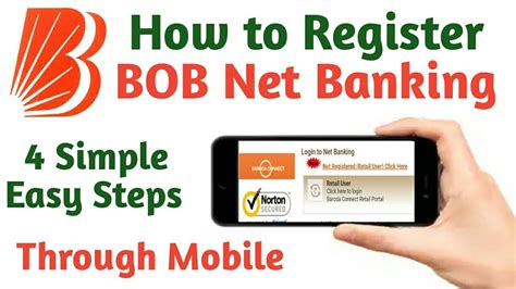 Bob Net Banking Baroda Connect I Self Registration Apply Without Bank Visit 2020 Youtube