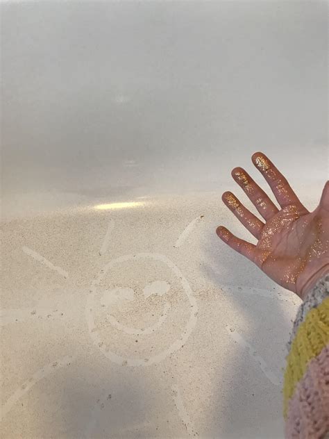 My Bath After Using Golden Egg So Much Glitter Its Obscene Its