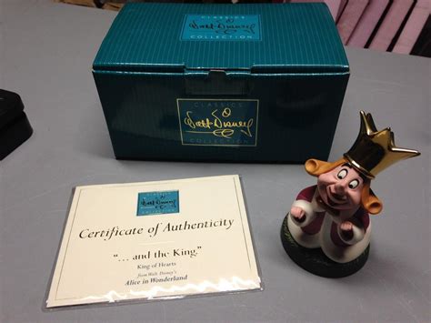 Wdcc Walt Disney Alice In Wonderland King Of Hearts And The King