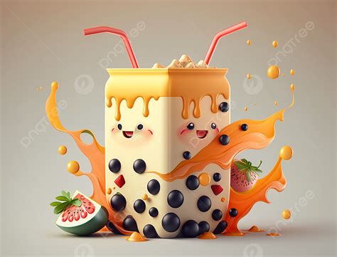 우유 차 주스 음료 배경 밀크 티 주스 쥬스 배경 일러스트 및 사진 무료 다운로드 Pngtree