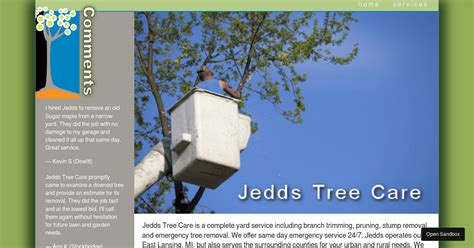 Dm Project Jedds Tree Care Codesandbox