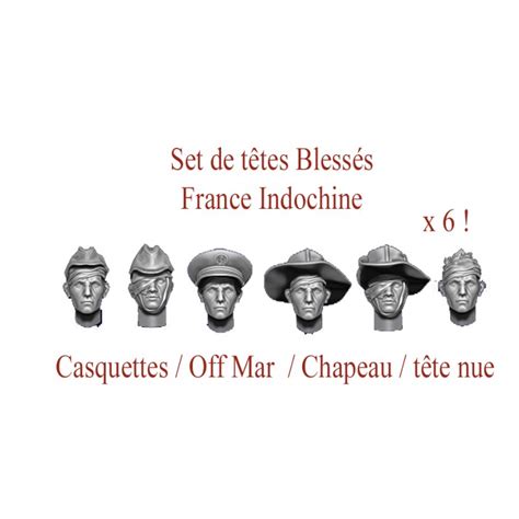 Set De Têtes Blessés Indochine Fr Blitz