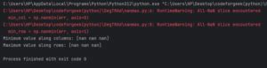 Numpy Nanmin In Python Finding Min Value Ignoring Nan Codeforgeek