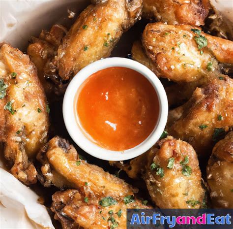 Air Fryer Garlic Parmesan Chicken Wings | AirFryAndEat