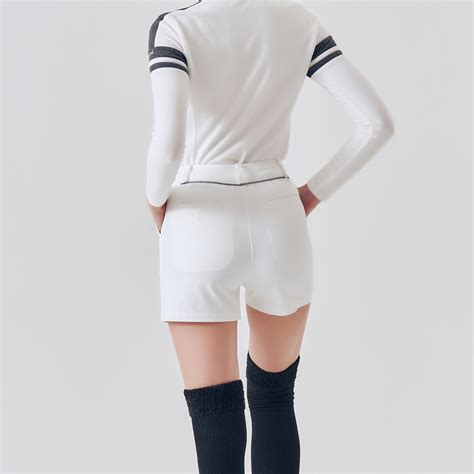 클리브랜드 골프웨어 105 추가할인 2in1 플리츠 랩스커트형 여성 골프 반바지cgwsk23718ow