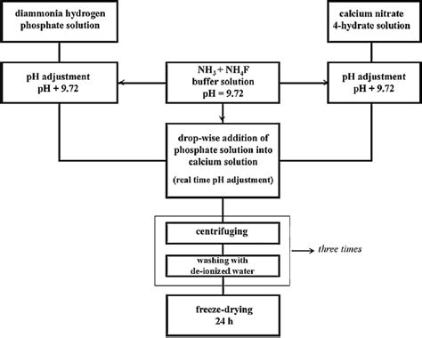 The Schematic Flowchart Of The Synthesis Procedure Download Scientific Diagram