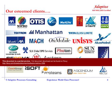 software metrics ppt slide deck
