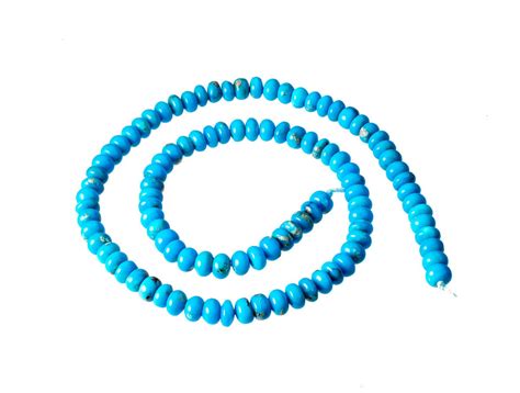 Sleeping Beauty Turquoise-6mm Rondell SBRR6e