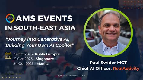 Discover The Next Frontier Of Generative Ai At Ams Events Across